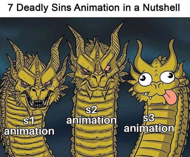 7 Deadly Sins Animation in a Nutshell - iFunny