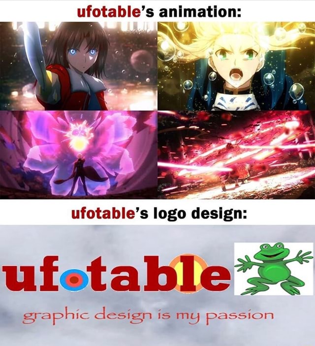 Ufotable's animation: a ufotable's logo design: ufetable' graphic ...