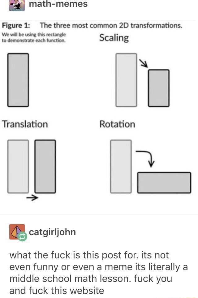 Figure 1 The Three Most Common Transformations Scaling Translation Rotation Bb Catgiriionn