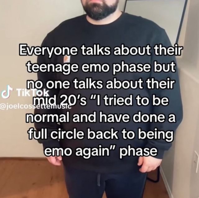 Everyone talks about their teenage emo phase but no one talks about ...