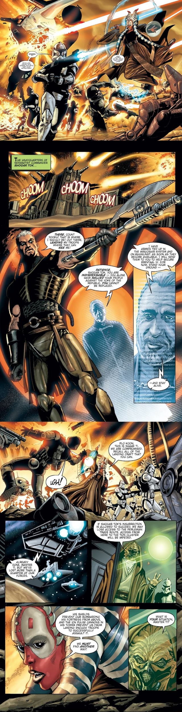 THERE, COUNT DOOKU! THAT IS WHERE I SHOULD BE! OLIT THERE, LEADING MY ...