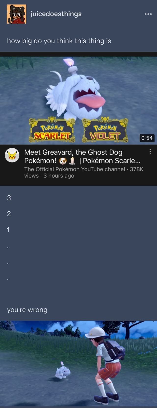 How big do you think this thing is Meet Greavard, the Ghost Dog Poke I ...