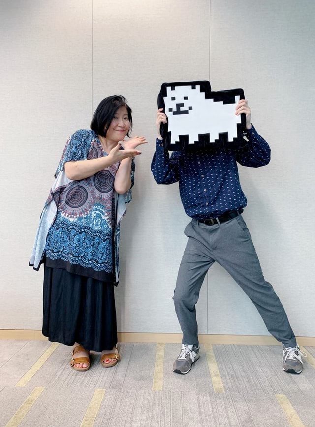 Toby Fox with Yoko Shimomura - iFunny