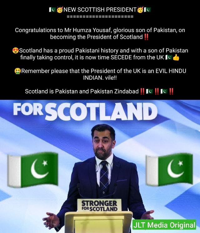 Ie @ NEW SCOTTISH PRESIDENT @ Congratulations to Mr Humza Yousaf ...