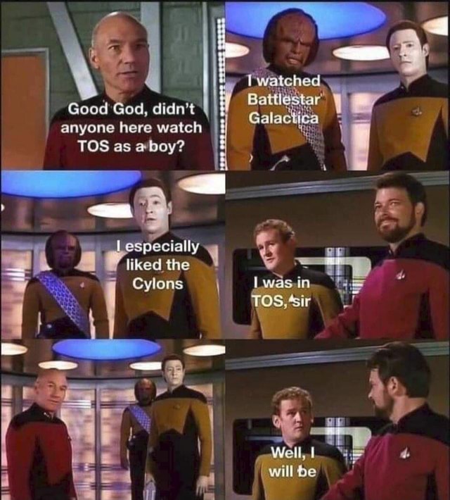 Good God, didn't anyone here watch TOS as a boy? tar _Lespecially ...