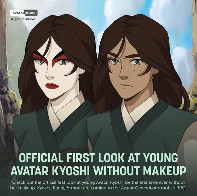 OFFICIAL FIRST LOOK AT YOUNG AVATAR KYOSHI WITHOUT MAKEUP Check out the ...