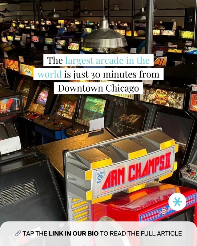 LINK IN BIO With over arcade games Galloping Ghost Arcade lays claim to ...