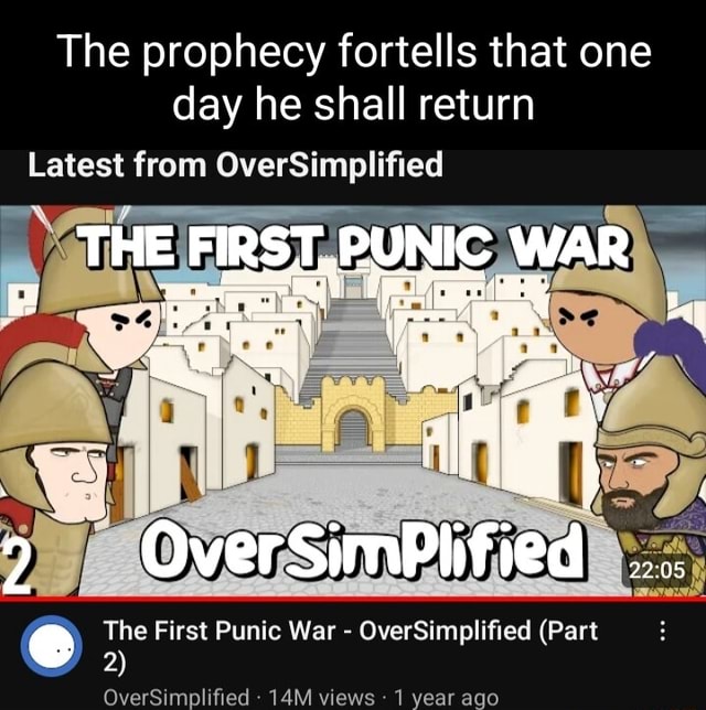 The prophecy fortells that one day he shall return Latest from ...