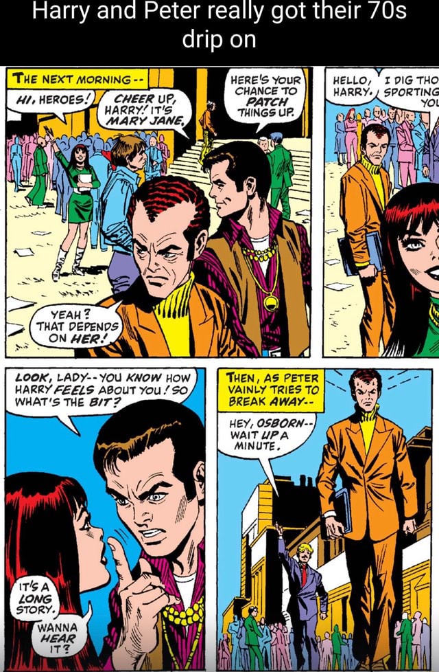 Harry and Peter really got their drip on THE NEXT MORNING HERE'S Your ...