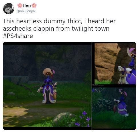 A This heartless dummy thicc, i heard her asscheeks dappin from twihght ...