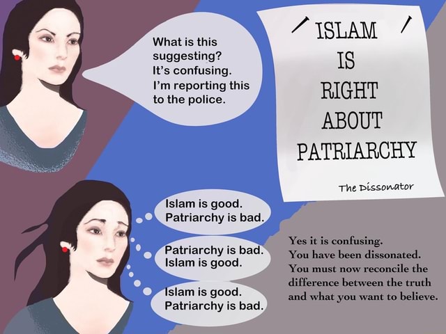 Patriarchy XSLAM is What is this suggesting? bad. IS .. Patriarchy ...