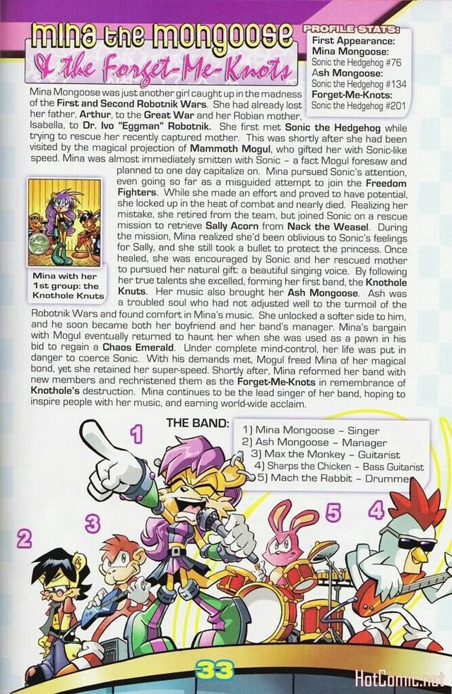 AT Mina Mongoose: Sonic the Hedgehog #76 'Ash Mongoose: Sonic the ...