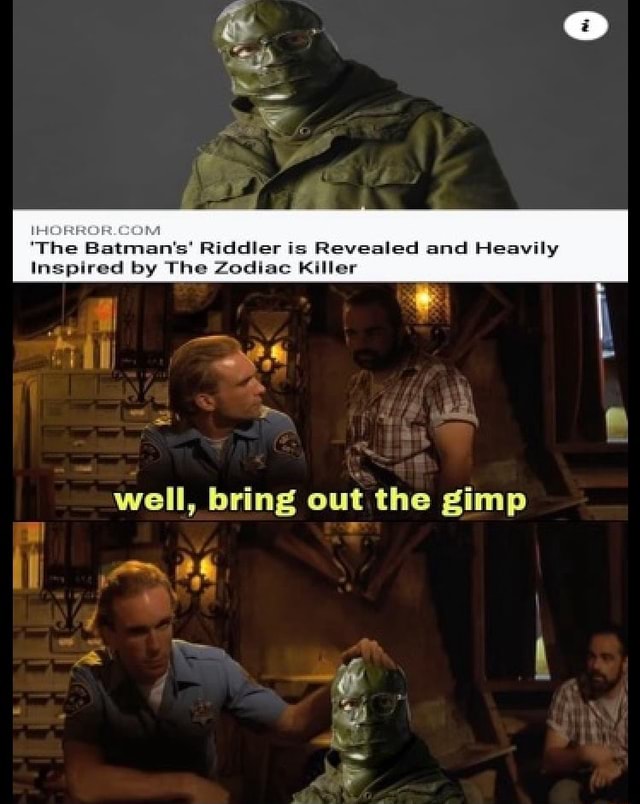 'The Batman's' Riddler is Revealed and Heavily Inspired by The Zodiac ...