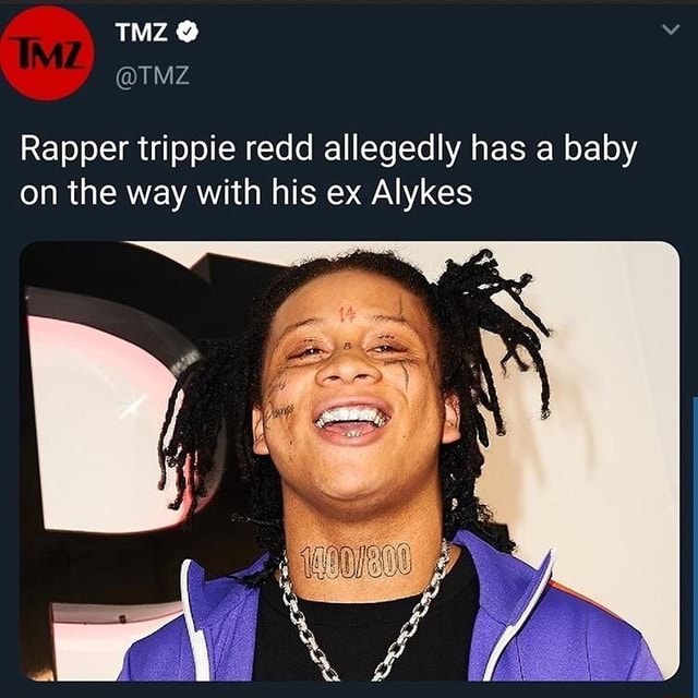 Rapper trippie redd allegedly has a baby on the way with his ex Alykes ...
