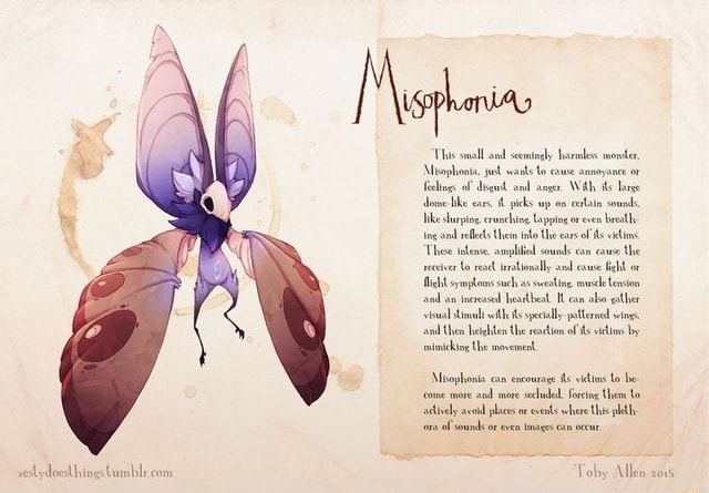 This small and seemingly harmless monster, Misophonta, just wants to ...