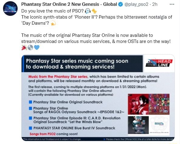 Phantasy Star Online 2 New Genesis - Global @ @play_pso2-2h Do you love ...