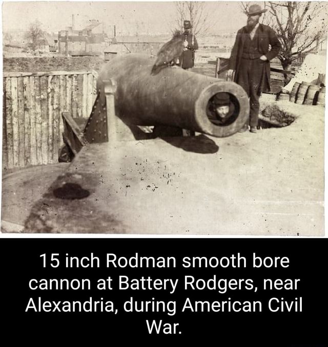 SS 15 inch Rodman smooth bore cannon at Battery Rodgers, near ...