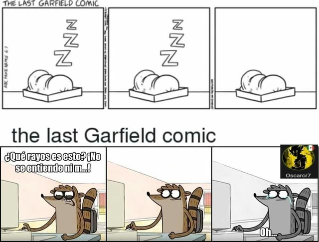 THE LAST GARFIELD COMIC the last Garfield comic GUNS - iFunny