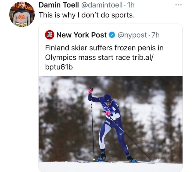 Damin Toell @damintoell - This is why I don't do sports. esl New York ...