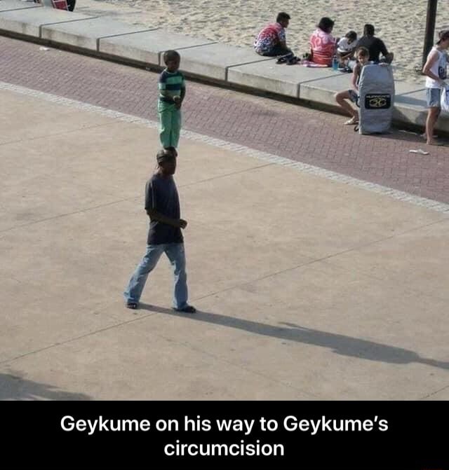 Geykume on his way to Geykume's circumcision - Geykume on his way to ...