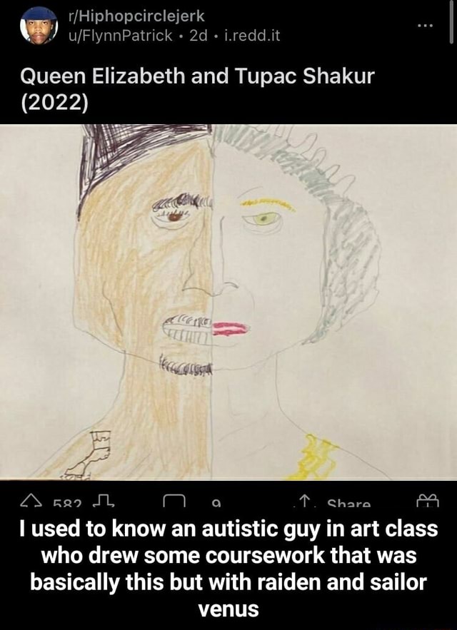 Hiphopceircleyerk Queen Elizabeth and Tupac Shakur (2022) ZS IL floa ...