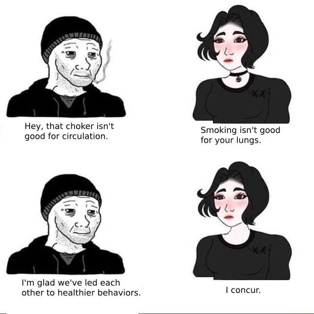 Doomer -> Bloomer - Hey, that choker isn't good for circulation ...