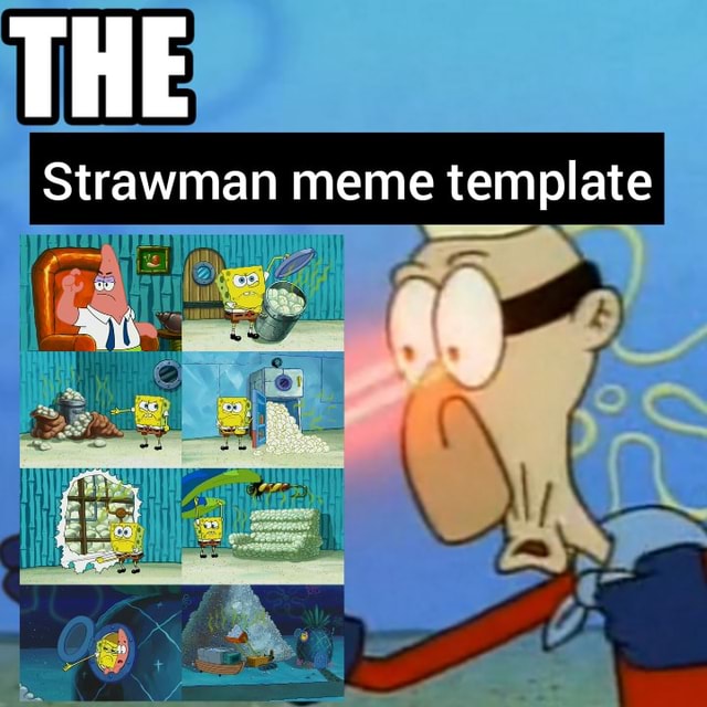THE Strawman meme template ike - iFunny