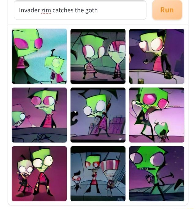 Invader zim catches the goth RU - iFunny