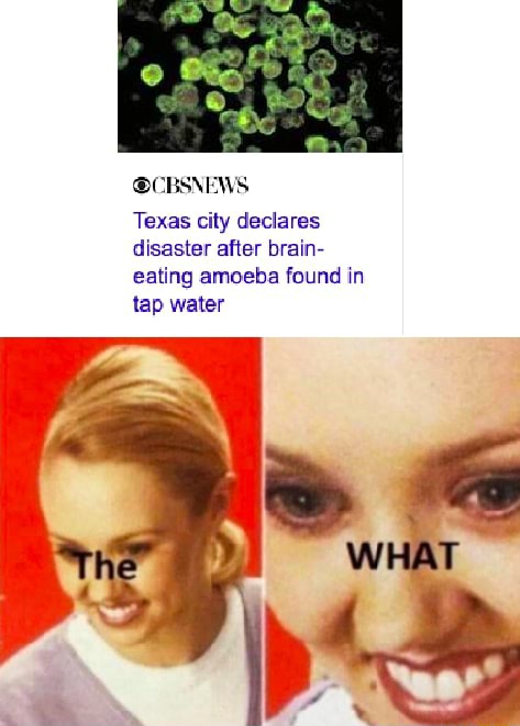 @CBSNEWS Texas city declares disaster after brain- eating amoeba found ...