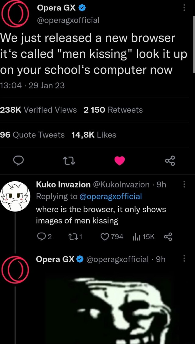 Opera GX @ @operagxofficial We just released a new browser it's called ...