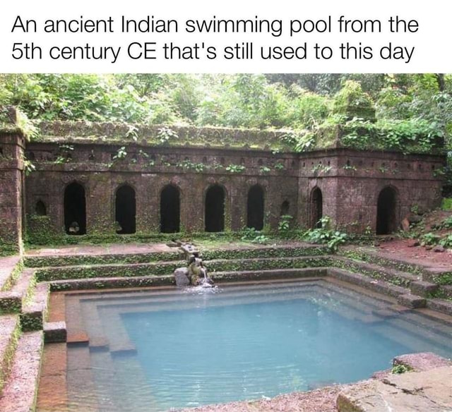 An ancient Indian swimming pool from the Sth century CE that's still ...