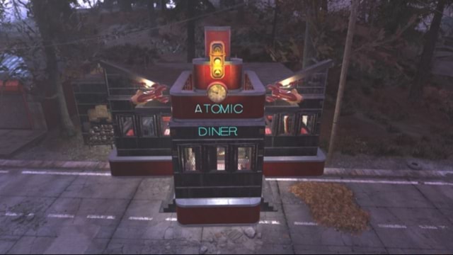 Fallout 76 Aromic Diner - ATOMIC I DINER - iFunny