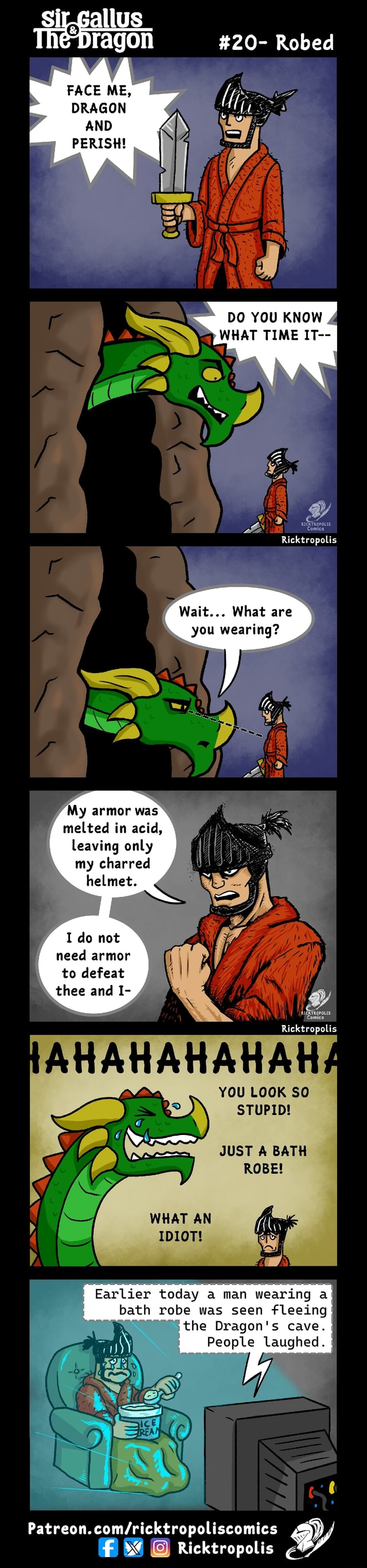 Allus Dragon #20- Robed FACE ME, DRAGON AND PERISH! DO YOU KNOW WHAT ...