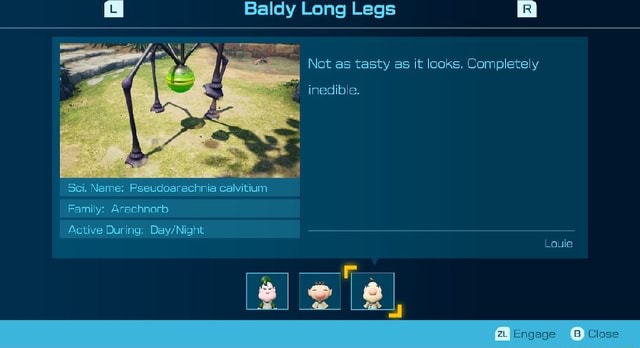 Baldy Long Legs Not as tasty as it looks. Completely inedible. Sci ...