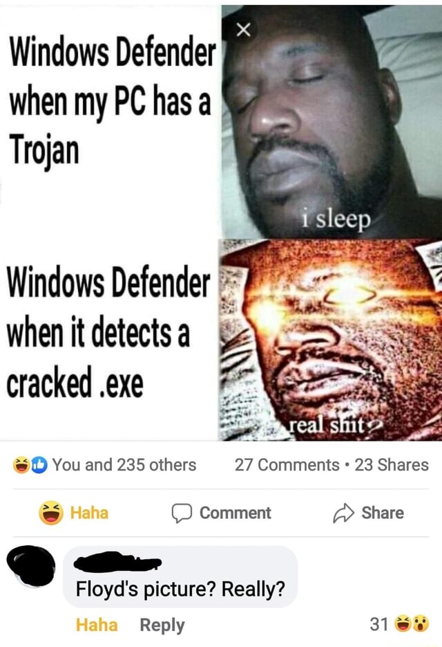 Windows Defender when my PC has a Trojan sleep Windows Defender when it ...