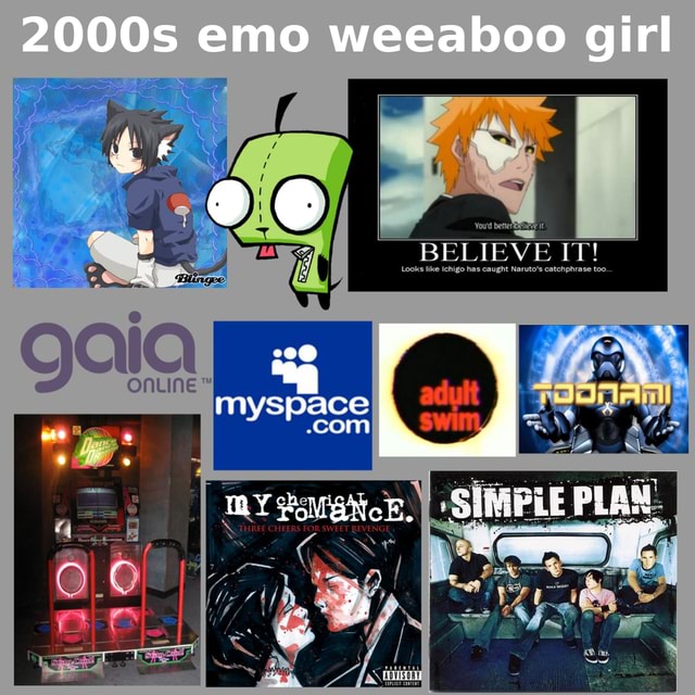 2000s emo weeb girl starterpack - iFunny