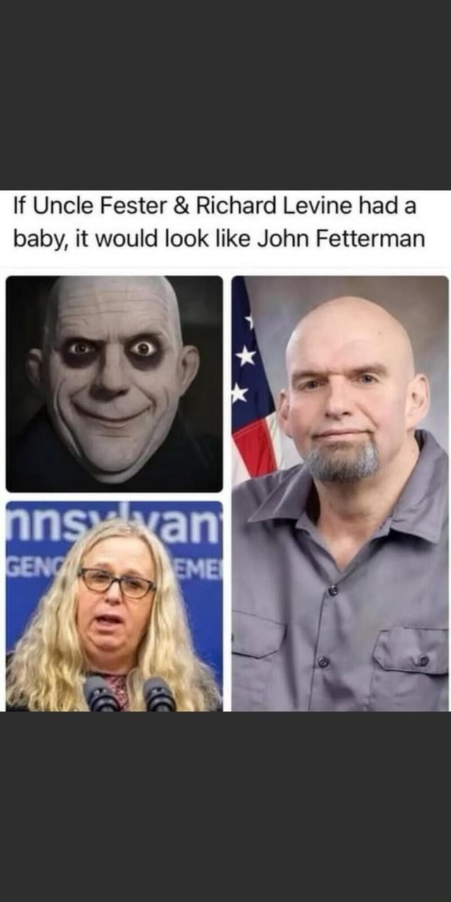 If Uncle Fester & Richard Levine had a baby, it would look like John ...