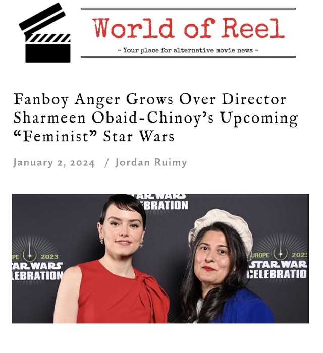 World of Reel Your place for alternative movie news Fanboy Anger Grows ...