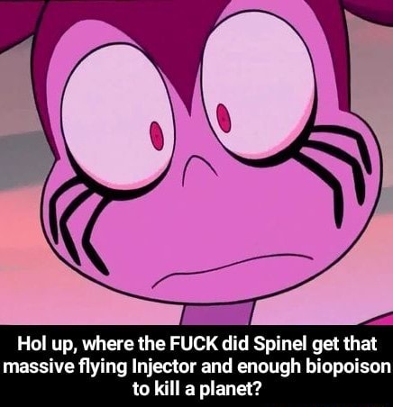 Hal up, where the FUCK did Spinal get that massive ﬂying Injector and ...