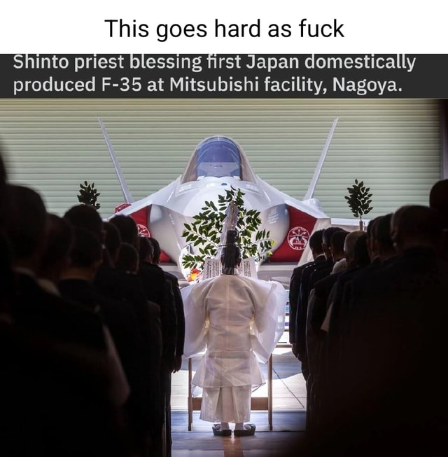 This goes hard as fuck Shinto priest blessing first Japan domestically ...