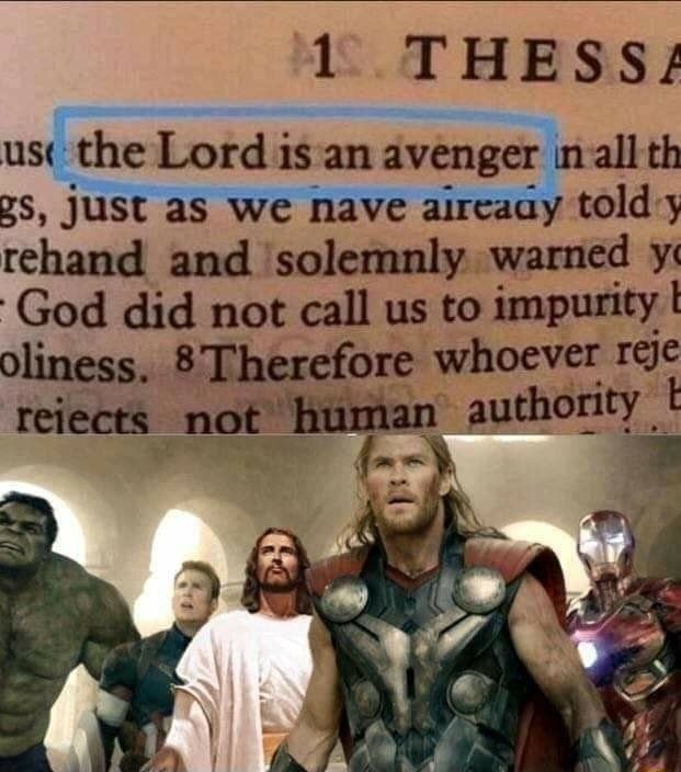 1 THESS: us( the Lord is an avenger in all th gS, just as we nave ...