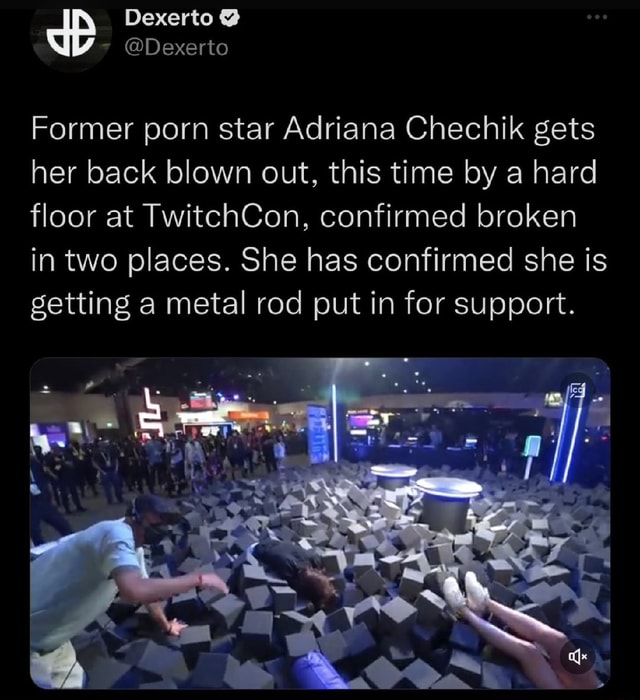 Dexerto Former Porn Star Adriana Chechik Gets Her Back Blown Out This