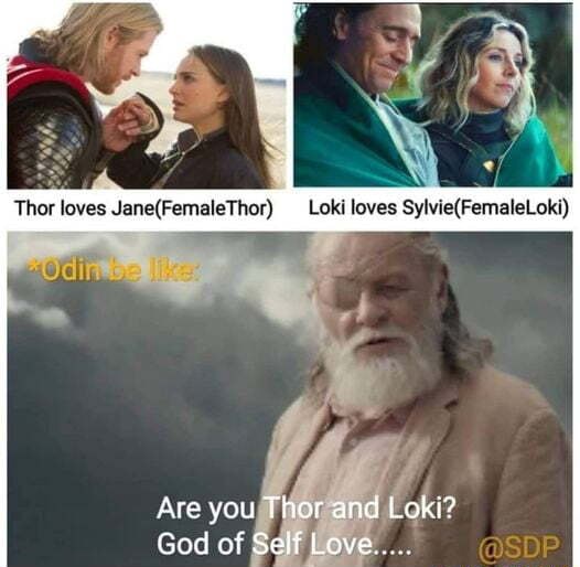 Thor loves Loki loves Are you Thor and Loki? nf OAIEL - iFunny