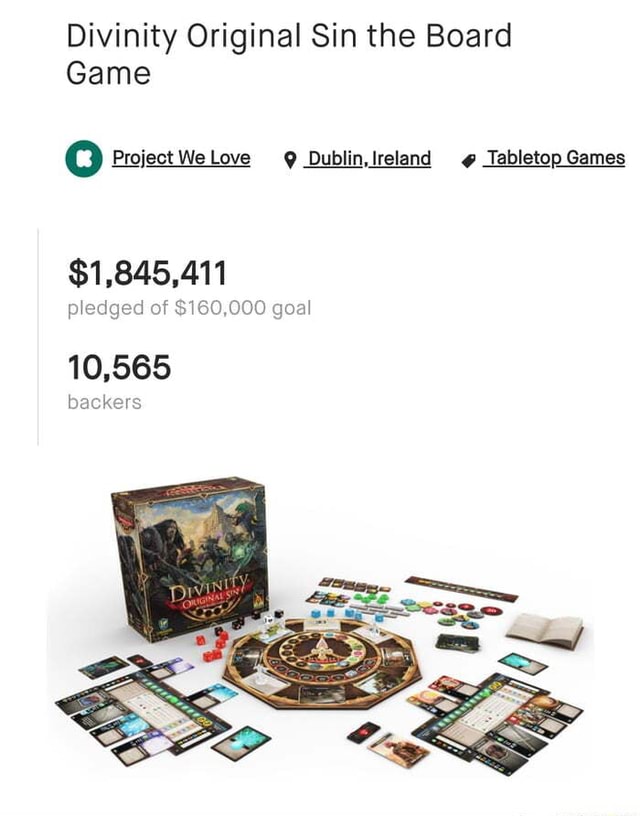 Divinity Original Sin the Board Game Project We Love Dublin,Ireland ...