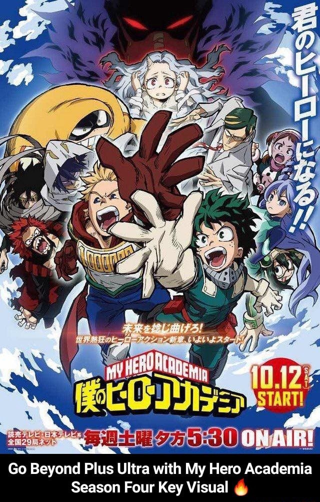 Go Beyond Plus Ultra with My Hero Academia Season Four Key Visual ...