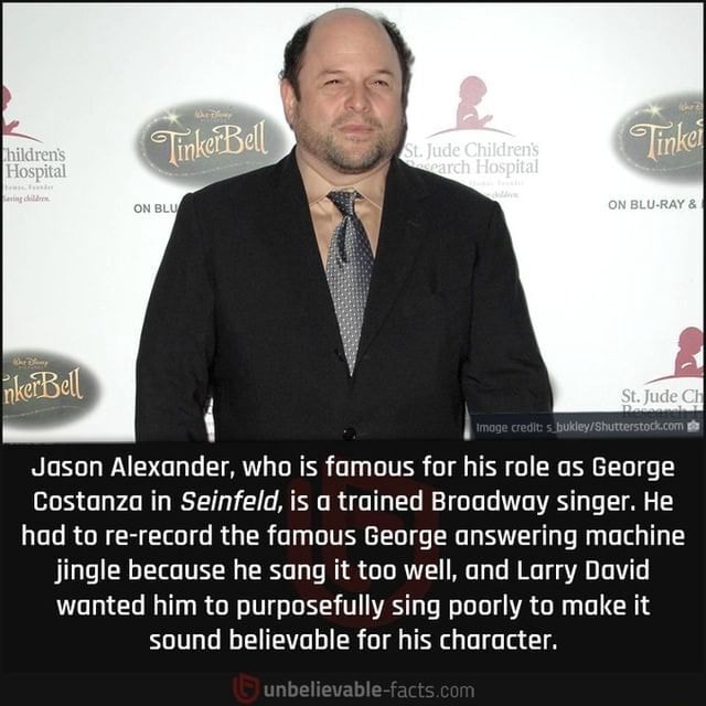 Jason Alexander, who is famous for his role as George Costanza in ...