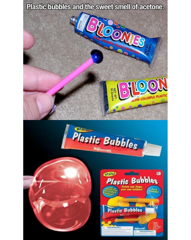 Plastic bubbles and the sweet smell of acetone. Plastic - America’s ...