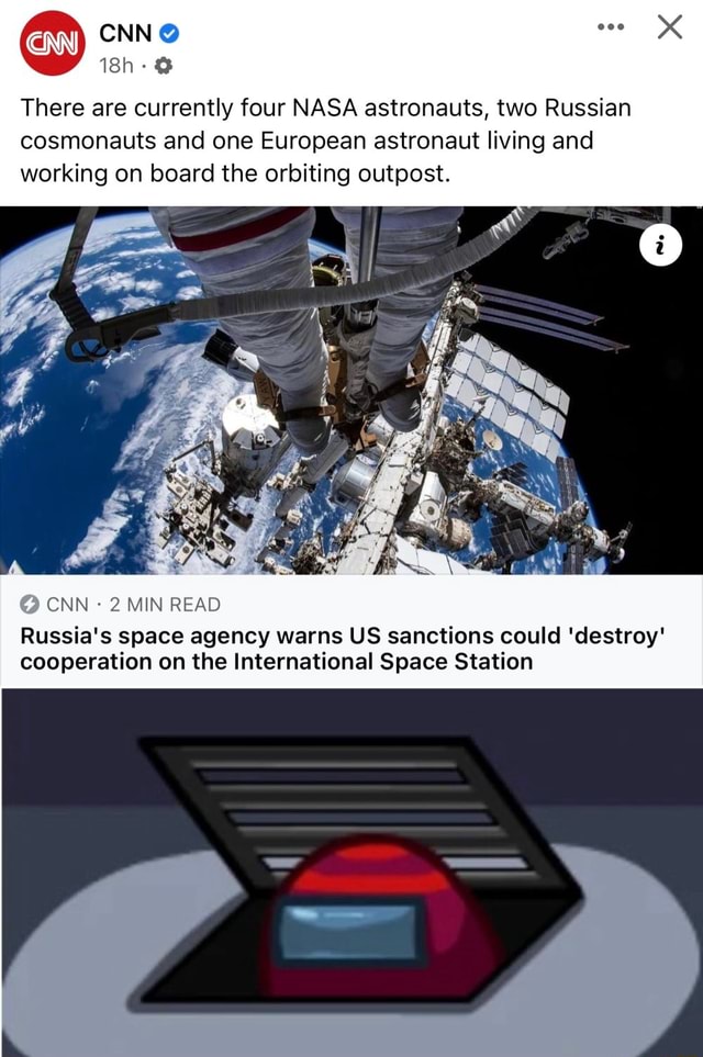 Cow) CNN There are currently four NASA astronauts, two Russian ...