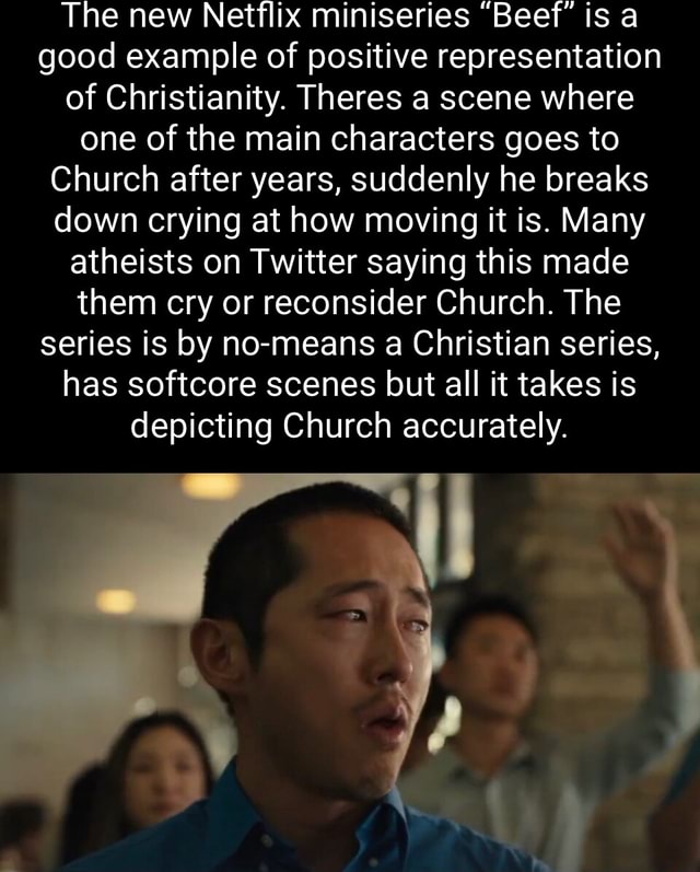 The new Netflix miniseries "Beef" is a good example of positive ...