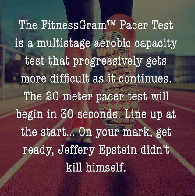The FitnessGramTM Pacer Test is a multistage aerobic capacity test that ...